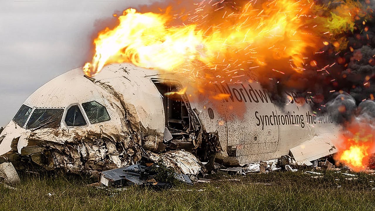UPS Plane Crash: New images show UPS plane engine on fire prior to ...
