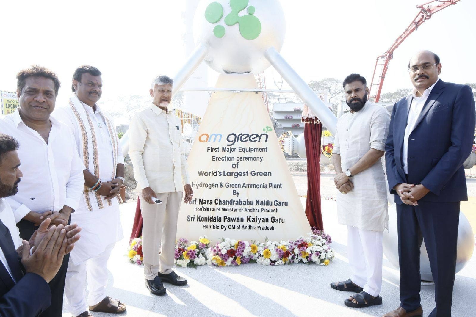 AM Green Ammonia Inauguration: World’s largest green ammonia project ...