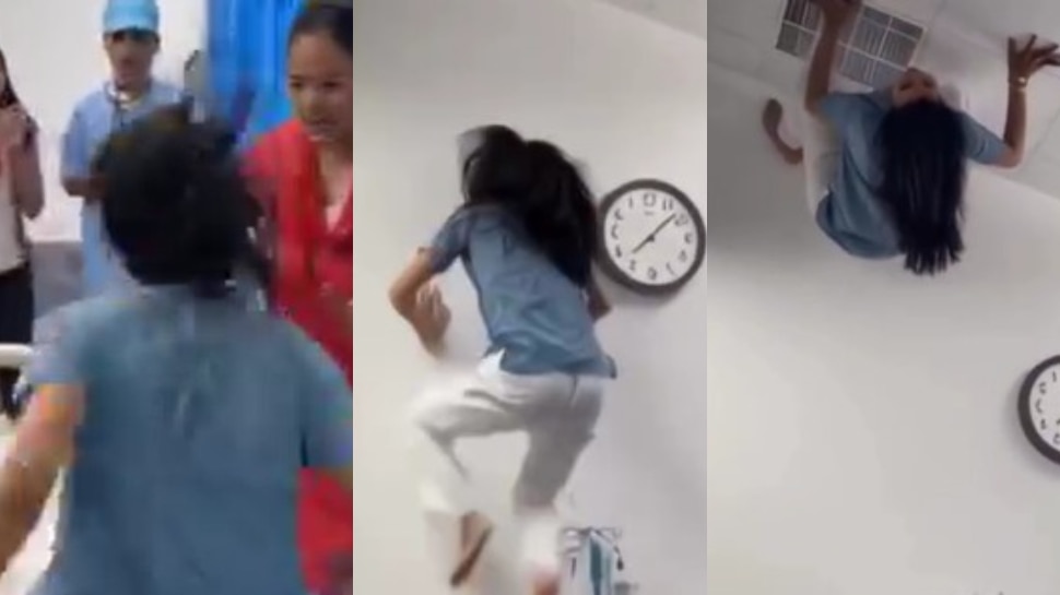 Woman behaves like evil spirit enters her body ai video viral pa |Video ...