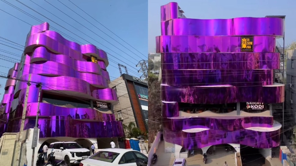 Hyderabad Viral Purple Building Find Is There Another Building In India ...