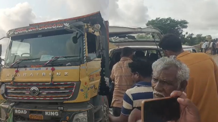 Kakinada Road Accident Tipper Rams Into Workers 4 Women Killed On ...