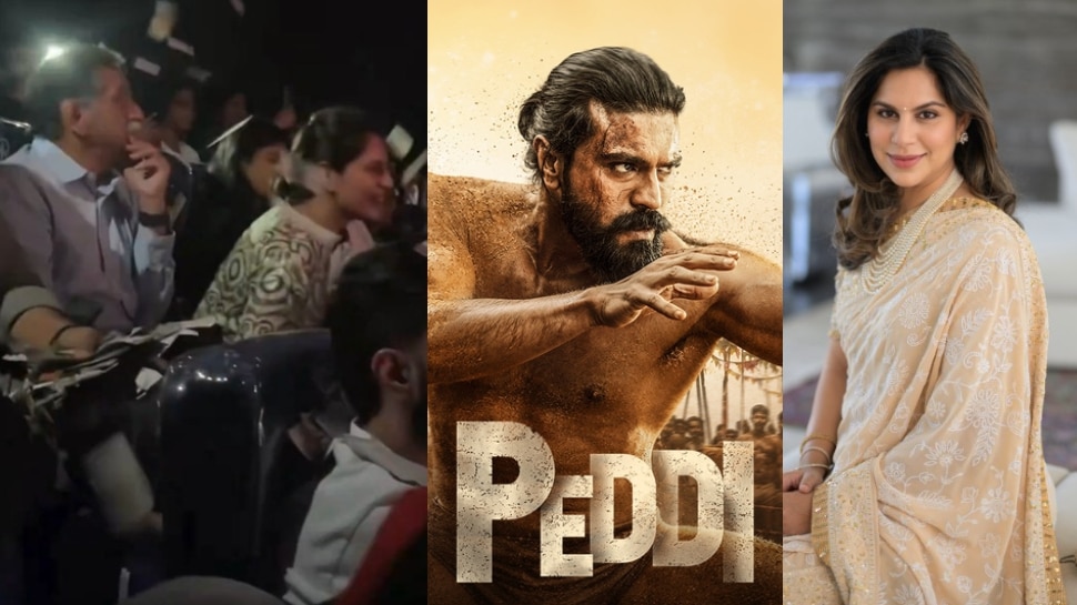 Upasana Konidela Celebrates at Peddi Movie Premier Show in Hyderabad ...
