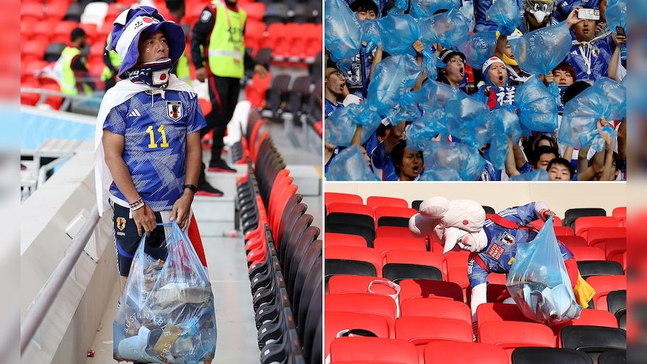 Japan Football Fans: Japan Fans Wins Hearts By Cleaning Stadium After ...