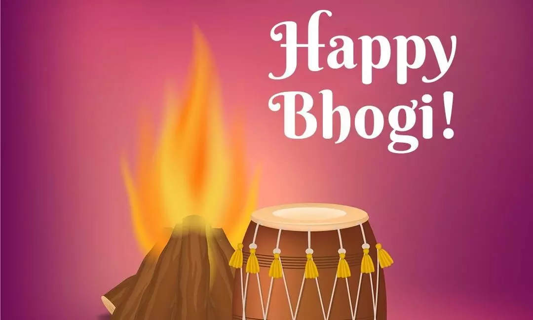 Bhogi Wishes Photos And Quotes 2026 For Family And Friends vn | Bhogi ...