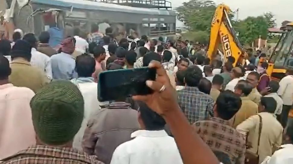 Chevella Bus Accident 20 Dead in Horrific Crash Heartbreaking Photos from Ranga Reddy Tragedy ...