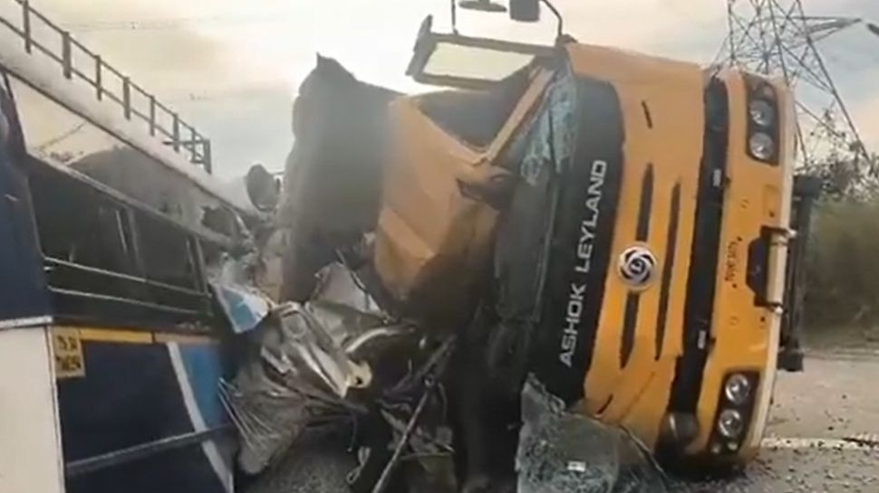 Chevella Bus Accident 20 Dead in Horrific Crash Heartbreaking Photos from Ranga Reddy Tragedy ...