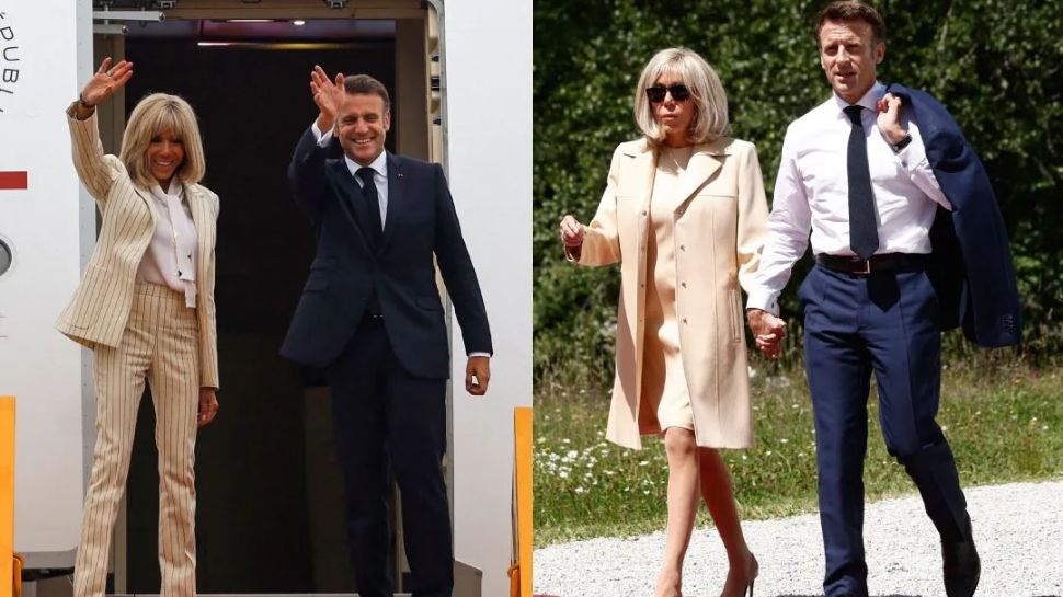 emmanuel macron brigitte macron viral video brings macrons student ...