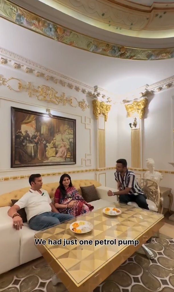 Interiors Of House In Indore Made Of 24-carat Gold Photos Are Going ...