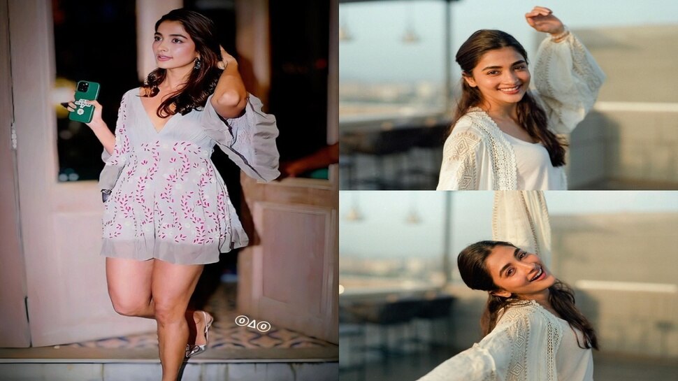 Pooja Hegde in white dress stuns fans and her pics go viral vn | Pooja Hegde: పొట్టి డ్రెస్సులో ...