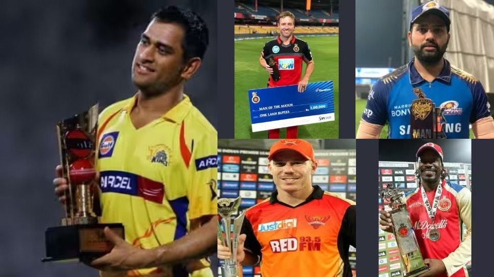 Most man of the match awards Winners in IPL History Rohit Sharma MS ...