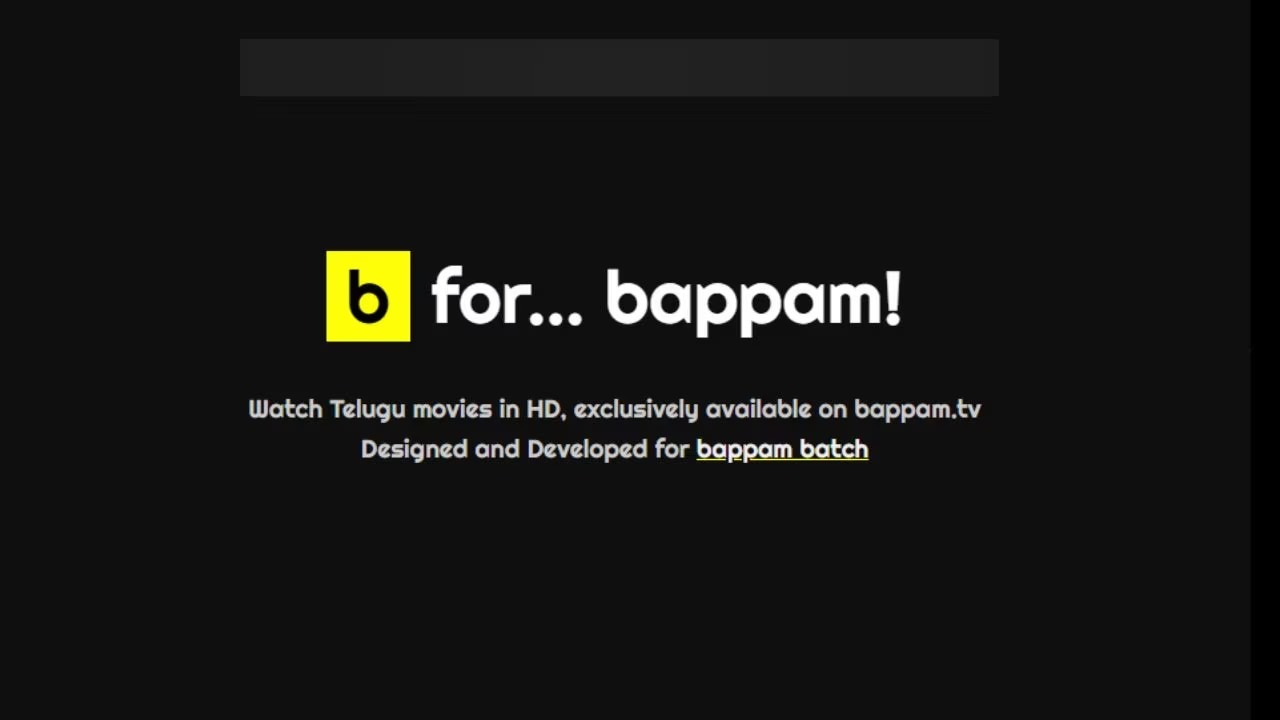 Bappam Tv Telugu Domain Has Changed To Bappam Tv Dev | Ibomma: మూవీస్ ...