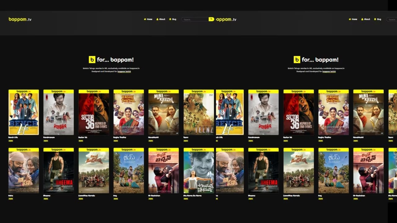 Bappam Tv Telugu Domain Has Changed To Bappam Tv Dev | Ibomma: మూవీస్ చూసేవారికి బిగ్‌ అలర్ట్ ...