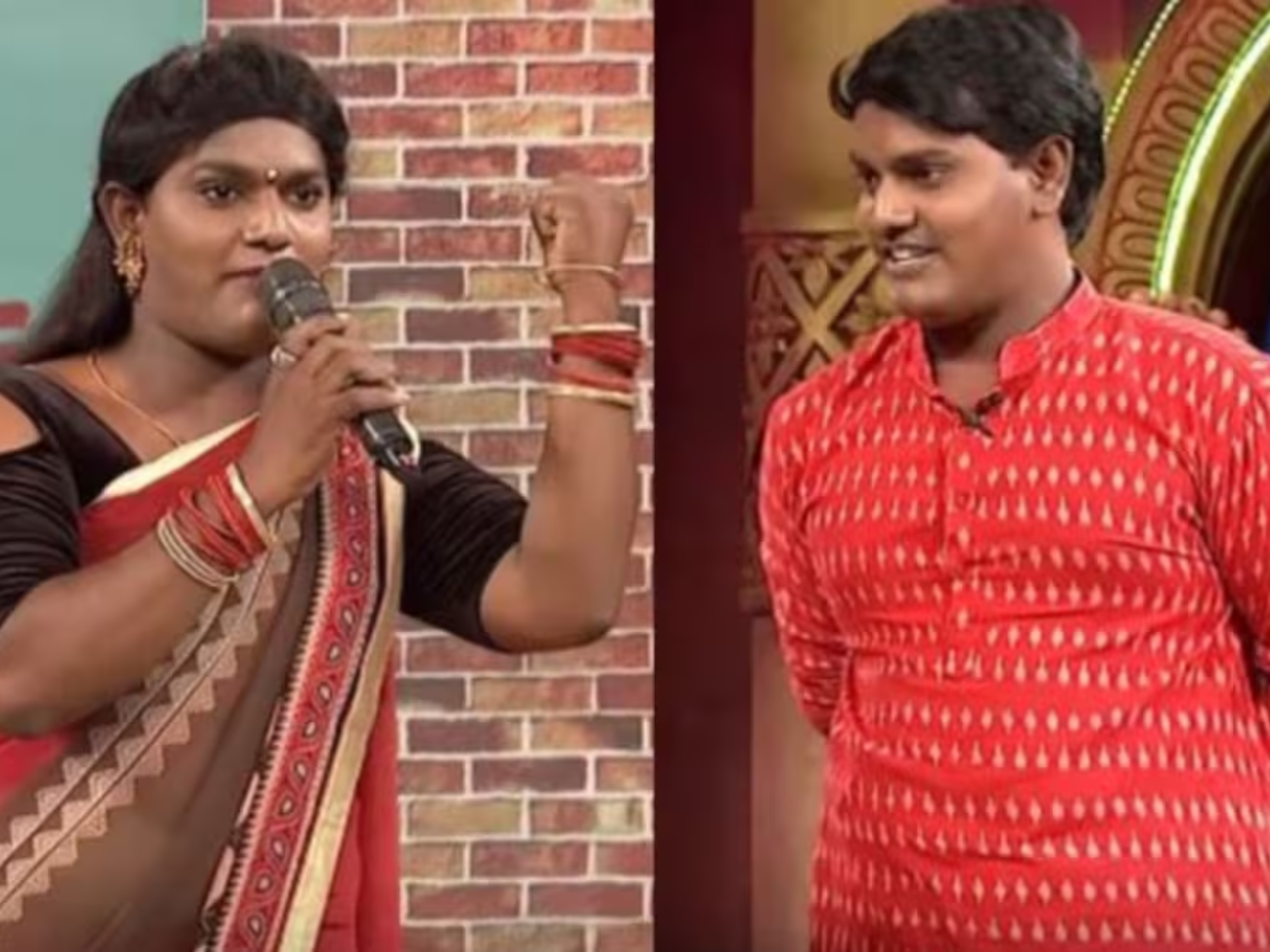 Jabardasth Lady Getup Mohan Marriage In Vijayawada Gaddam Naveen Adhire ...