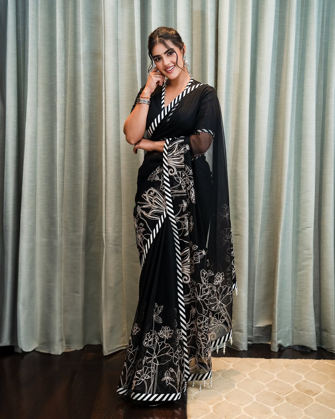 Kavya thapar ravi teja eagel fame ravishing in her latest white hot ...