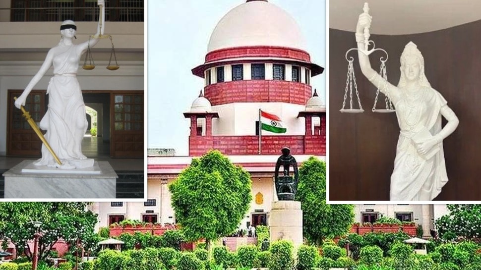 New Lady Of Justice Statue Installed In Supreme Court Here Full ...