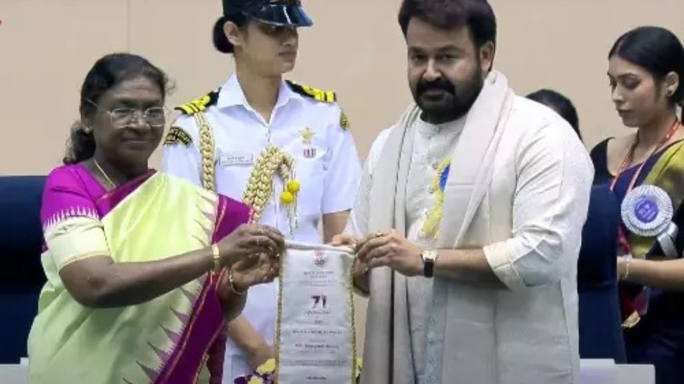 71st National Film Awards Mohanlal received Dada Saheb Phalke award ...