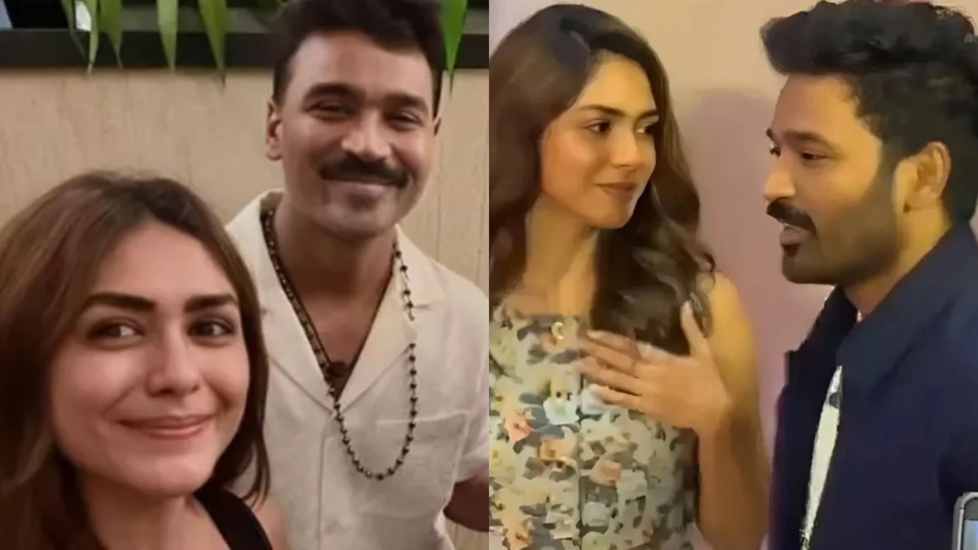 Mrunal Thakur Dating: Mrunal Thakur mentioned Dhanush as brother ...