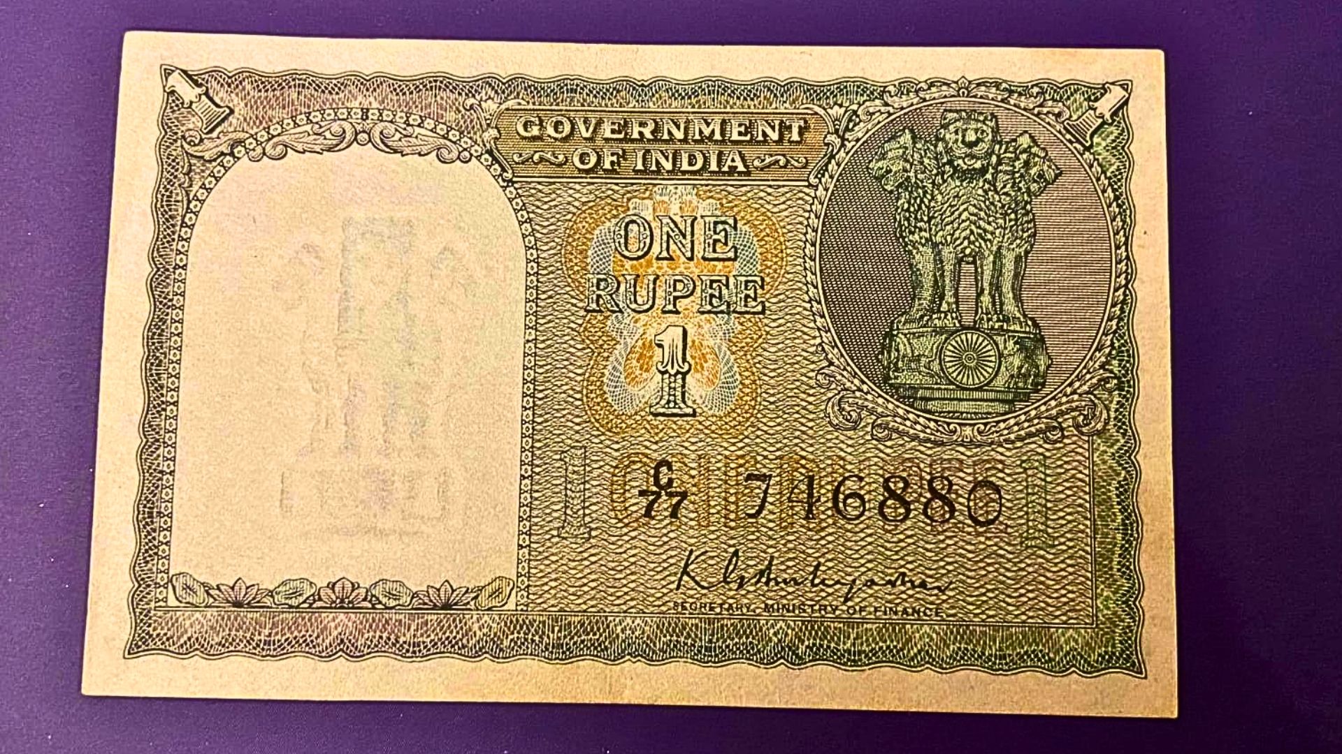 Get Rs.14 Lakh With Old Rs.1 Notes Signed By Governor Jw Kelly | Old 1 ...