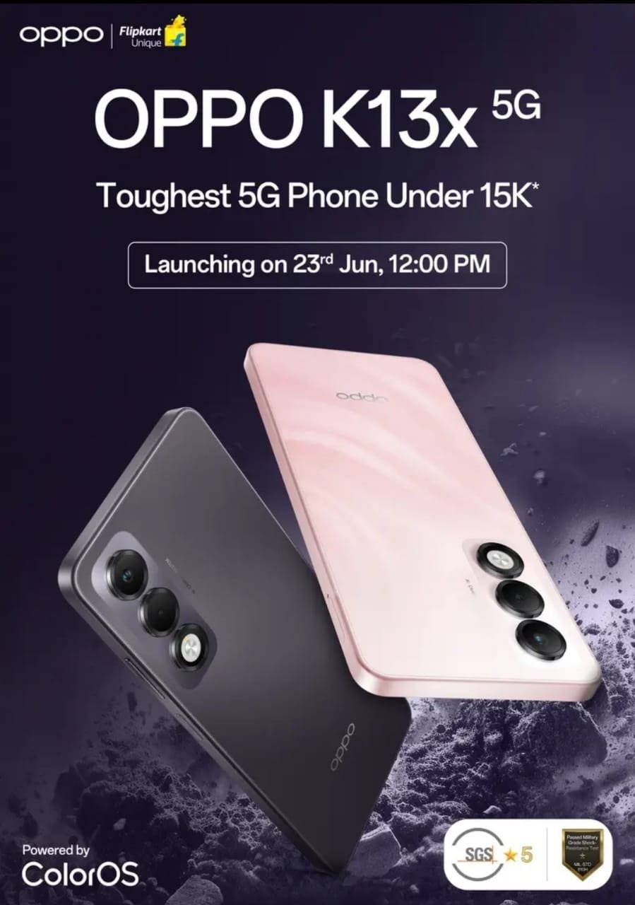 Get Oppo K13X 5G Mobile For Rs. 4,349 With Exchange Offer On Flipkart ...