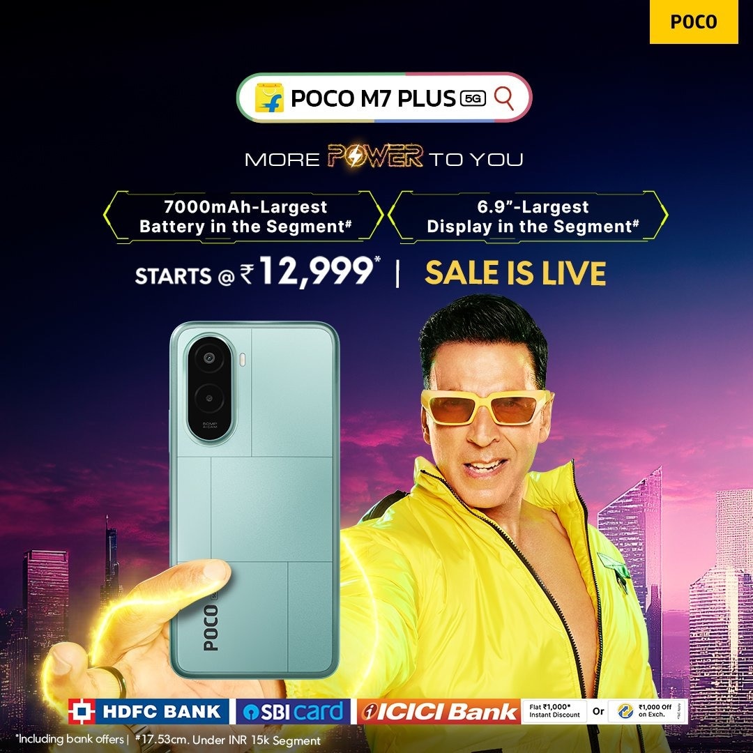 Get Poco M7 Plus 5G Mobile With Exchange Offer For Rs 999 In Big ...