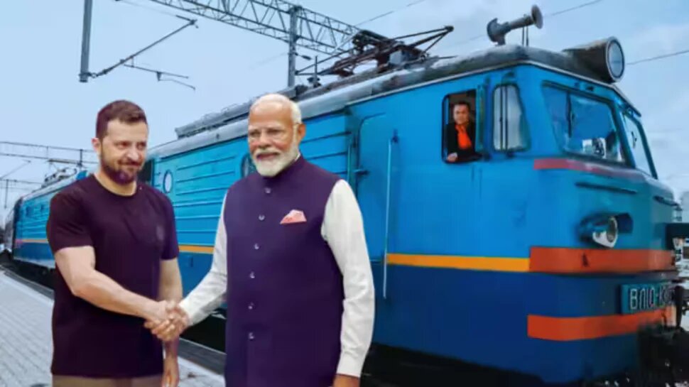 PM Modi Ukraine Train Visit Force One train which traveled from Poland ...