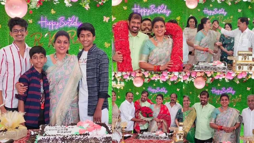 Minister Roja Birthday Latest Pics And Anshu Malika is Not There ...