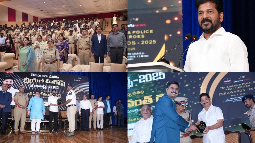 Telangana Police Real Heroes Zee Awards 2025 Cops Family Gets Happy ...