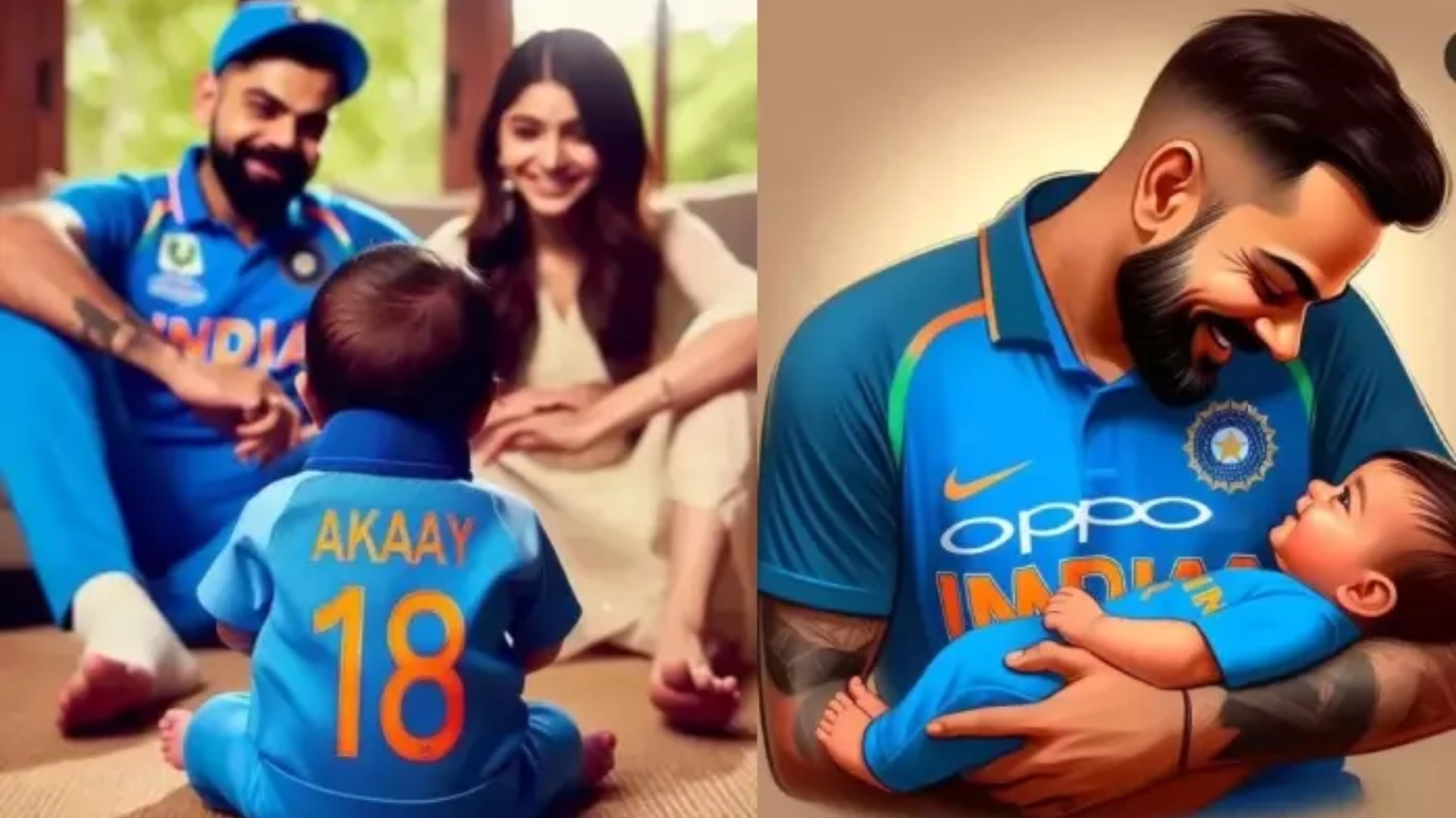 Virat Kohli Son Akaay Photo Leaked Anushka Sharma Shares By Mistake In ...