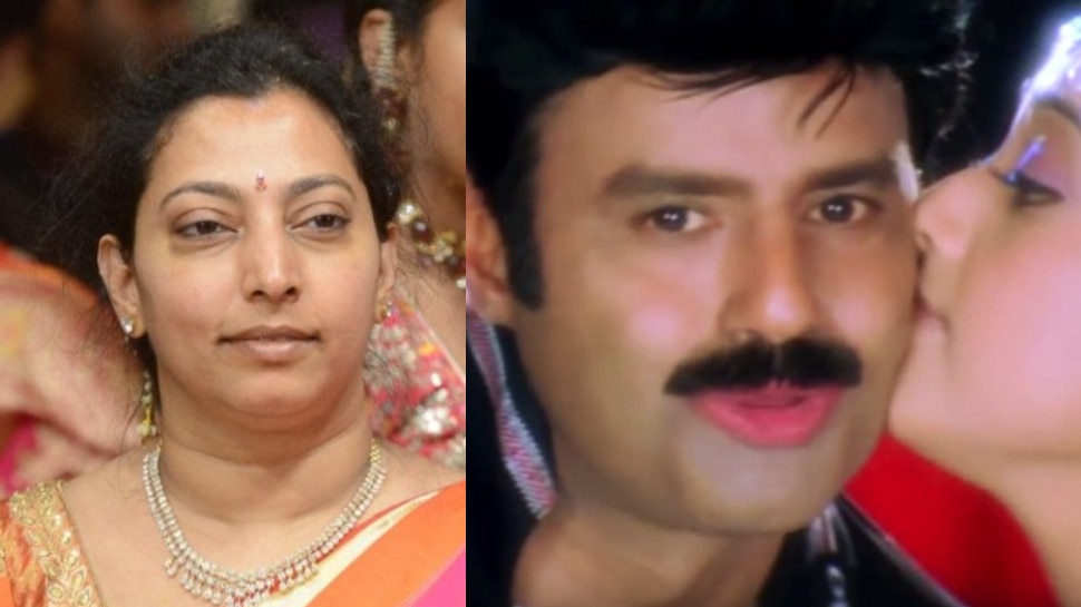 Famous Actress kisses Balakrishna infront of his wife Vasundhara ...