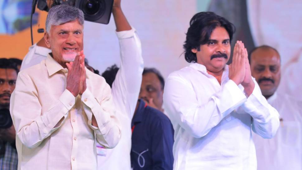 Chandrababu Pawan Kalyan Met In Secretariat A Head Of One Nation One ...