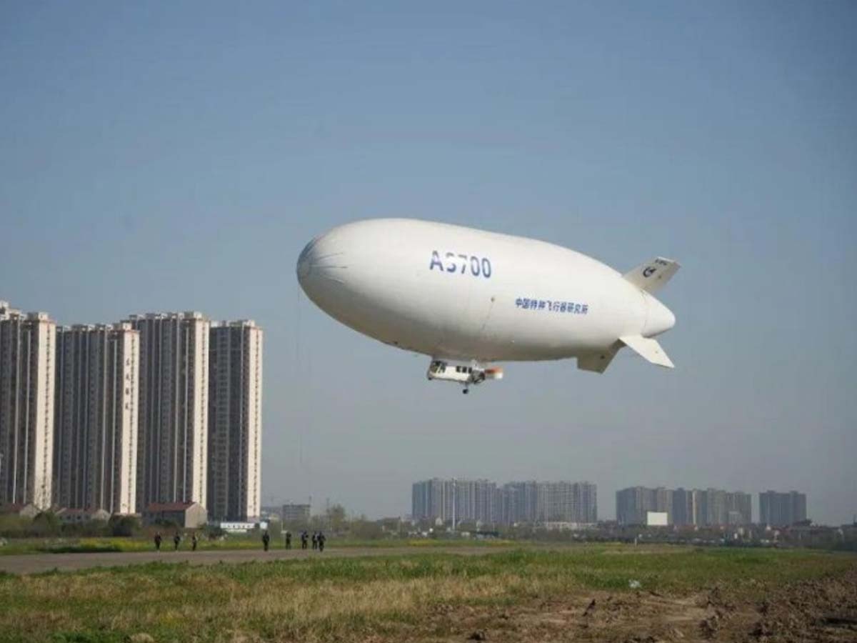 China successfully launches trail run of first human airship AS 700 ...