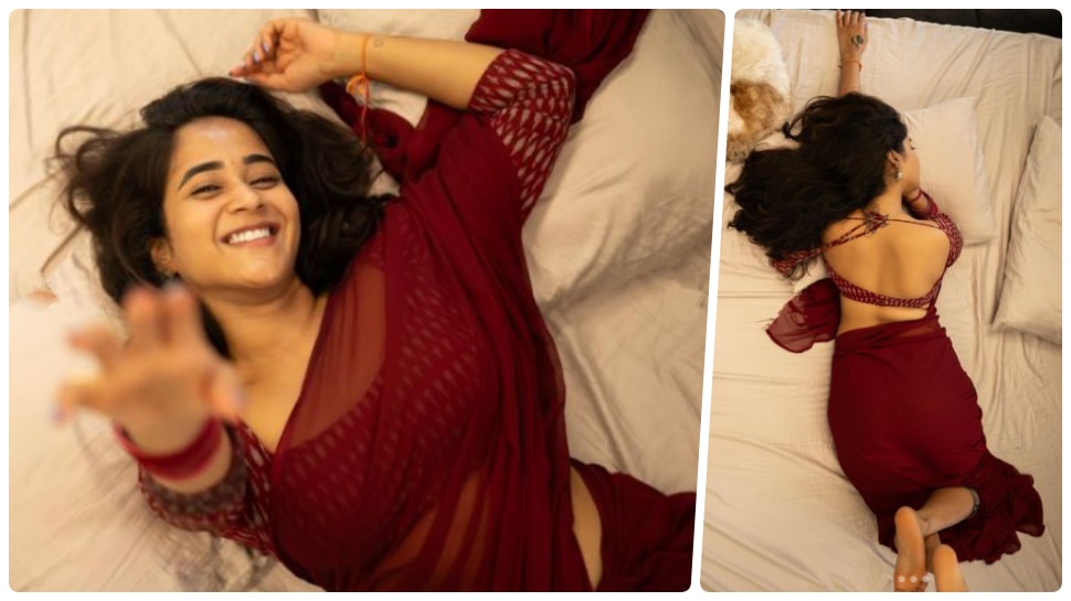 Bigg Boss beauty Deepthi sunaina shares her bed room photos, bold pics goes viral in Social ...