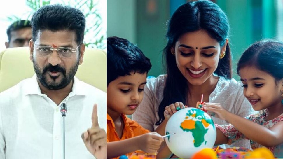 cm revanth reddy good news parents lkg and ukg classes introduced in ...