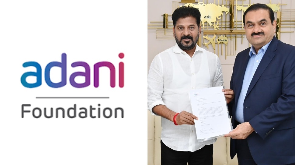 Gautam Adani Meets To Revanth Reddy Adani Foundation Donates Rs 100 Cr ...