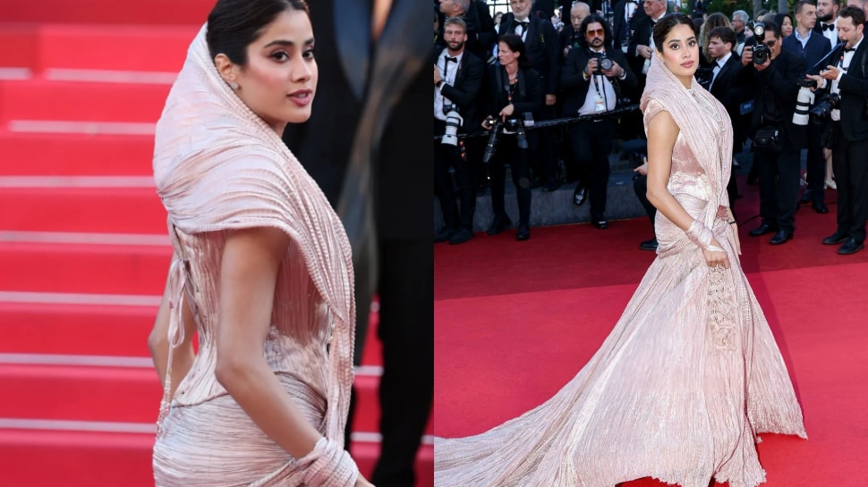 Actress Janhvi Kapoor dazzled at Cannes with style and cinema telugu ...