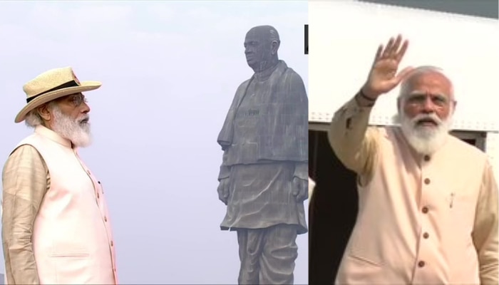 Modi in Seaplane: సీ ప్లేన్ లో డిఫరెంట్ లుక్ తో ఆకట్టుకుంటున్న ప్రధాని ...