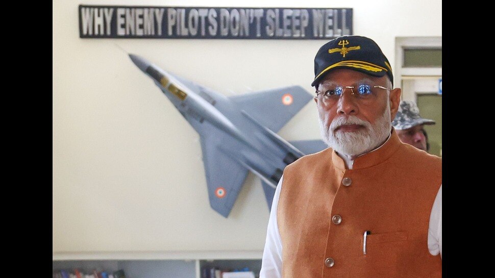 PM modi visits punjab adampur airbase interact with soldiers days after ...