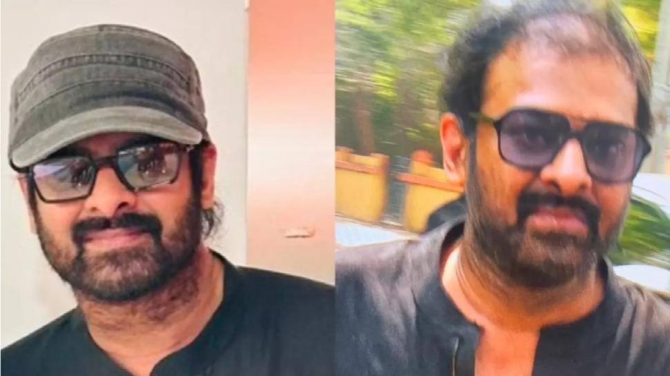 Rebel star Prabhas without wig bald head photo goes viral here shocking ...