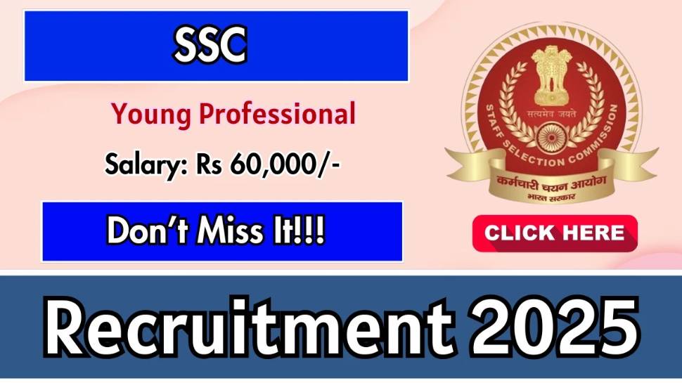 SSC Jobs 2025: Staff Selection Commission invites applications for ...