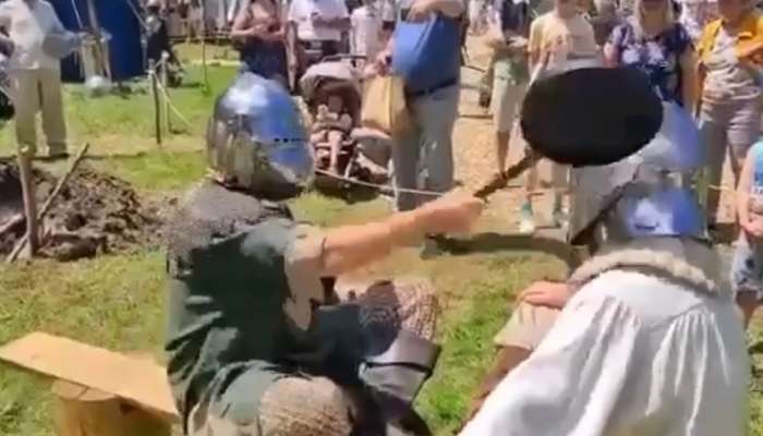 Googles trending video of two persons beating each other with frypan on ...