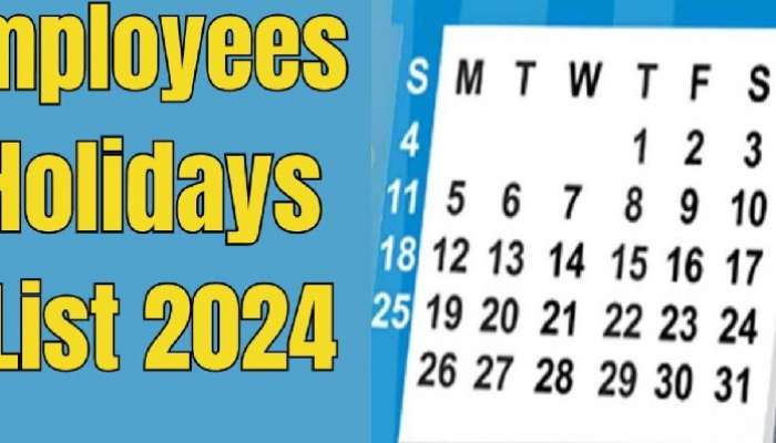 Central government released holidays list of central government ...