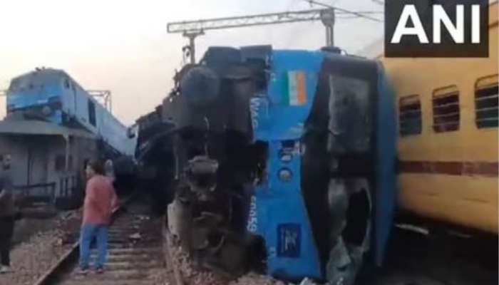 two loco pilots severely injured as goods train hits another in punjab ...