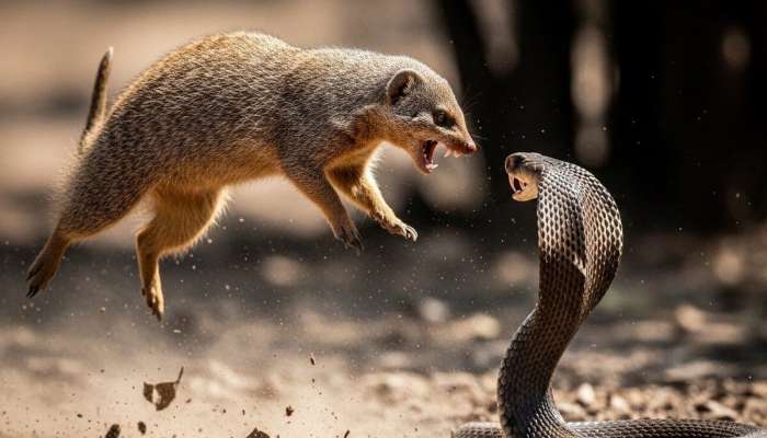 Snake Mongoose Fight | Zee News Telugu