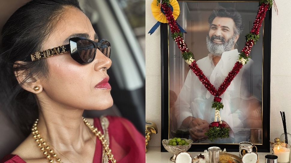 Nandamuri Taraka Ratna Vardhanthi Wife Alekhya Left Alone Rv ...