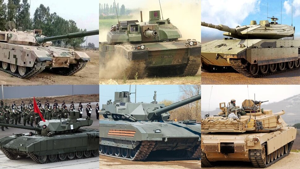 russia vs ukraine war world top 5 best battle tanks m1a2 t14 mk4 vt4 and leclerc check here full ...