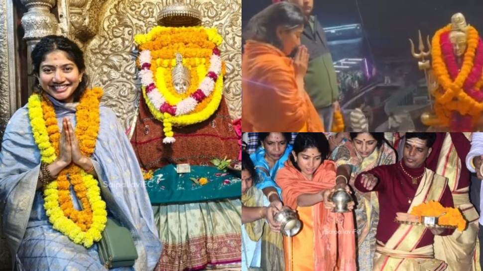 Sai Pallavi visits kashi Vishwanath and Annapurna devi temple in ...